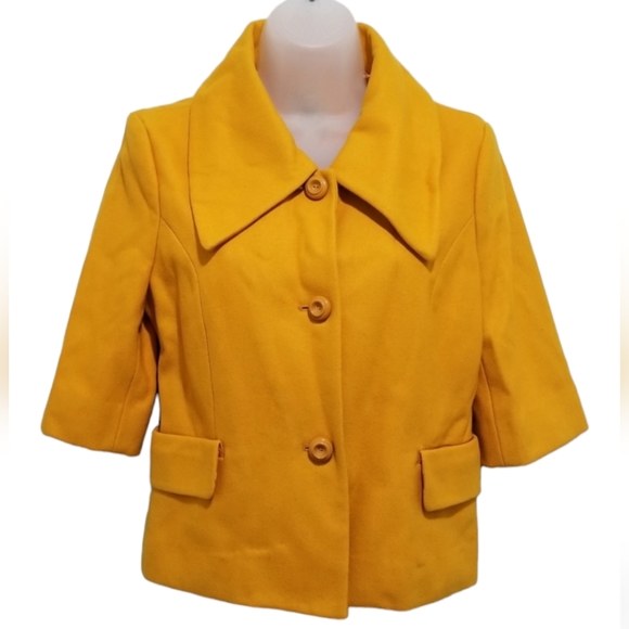 Anthropologie | Jackets & Coats | Anthropologie Tulle Mustard Yellow ...